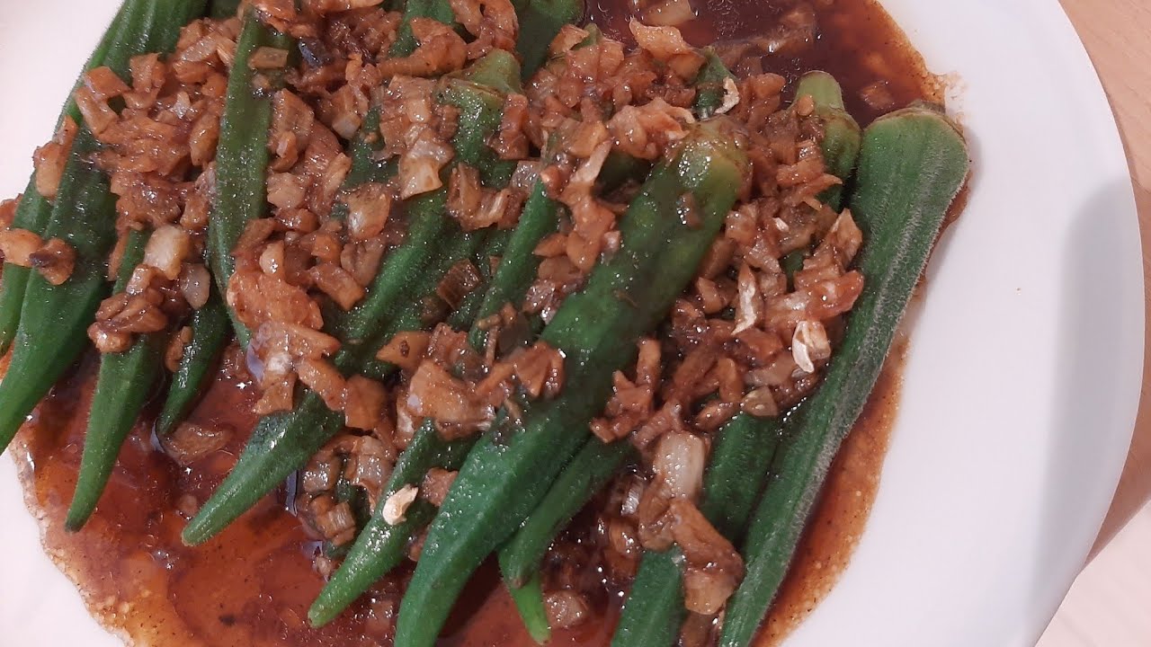 Simple Luto ng Gulay na okra - YouTube