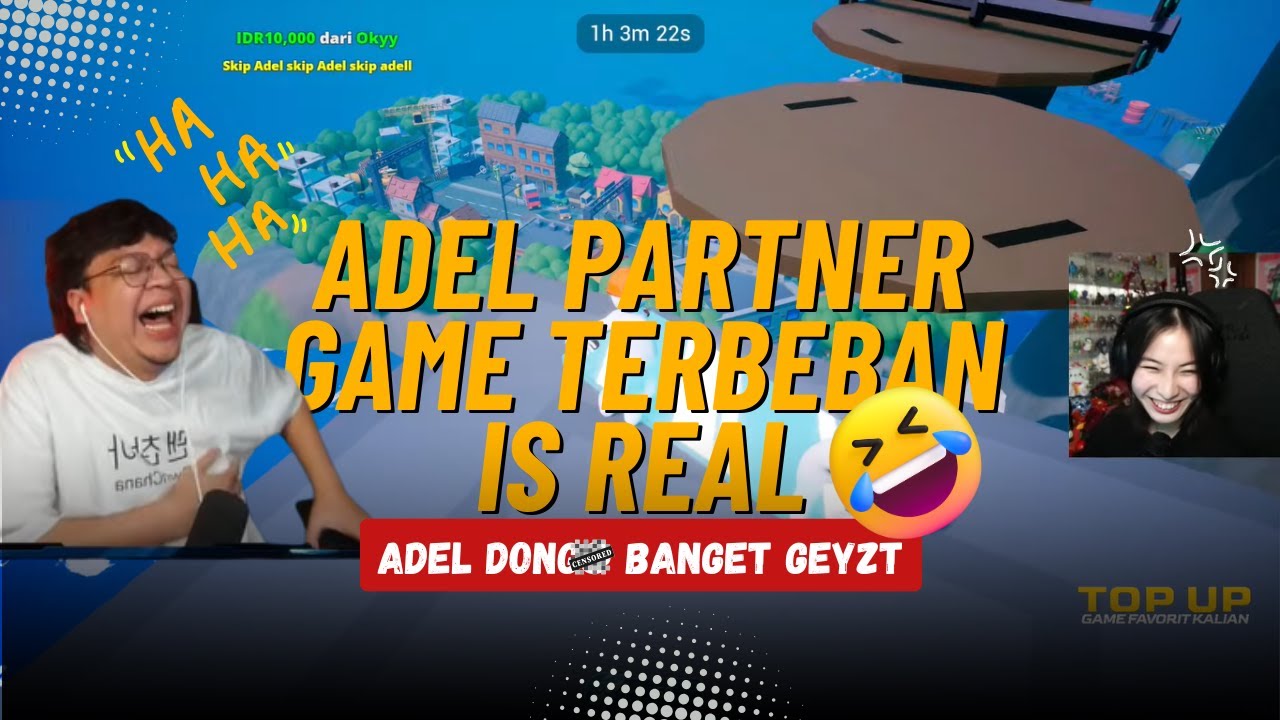 MOMEN ADEL REAL PARTNER GAME TERBEBAN JADI KURIR KACA | CARRY THE GLASS - YouTube