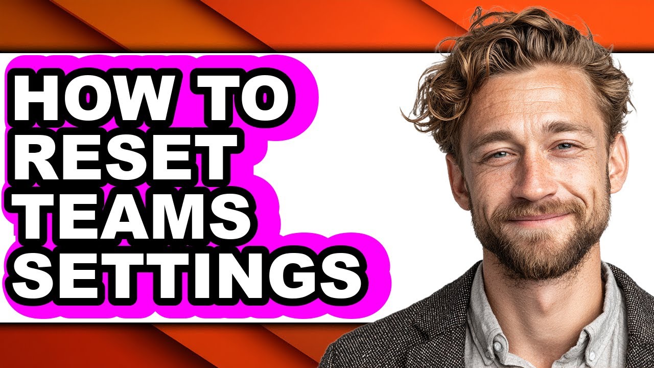 How to Reset Teams Settings - Step by Step - YouTube