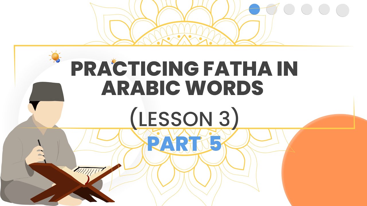 Practicing Fatha in Arabic words . how to read fatha (lesson 3) part 5/ ...