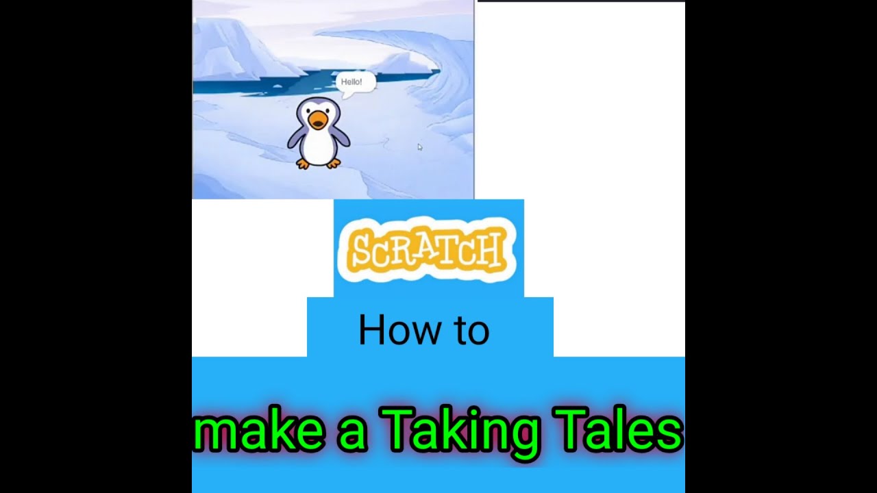 how to do a taking tales on SCRATCH in English - YouTube