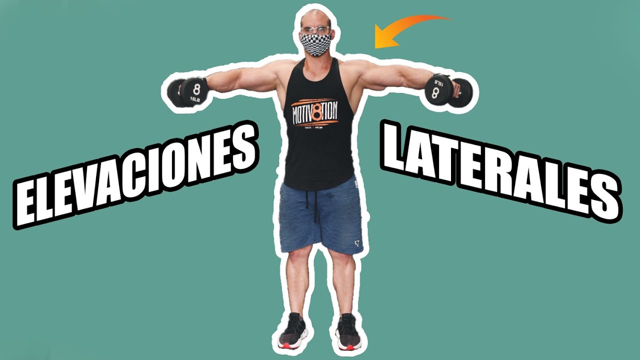 COMO HACER ELEVACIONES LATERALES PASO A PASO - Tecnicas Gymtopz - YouTube