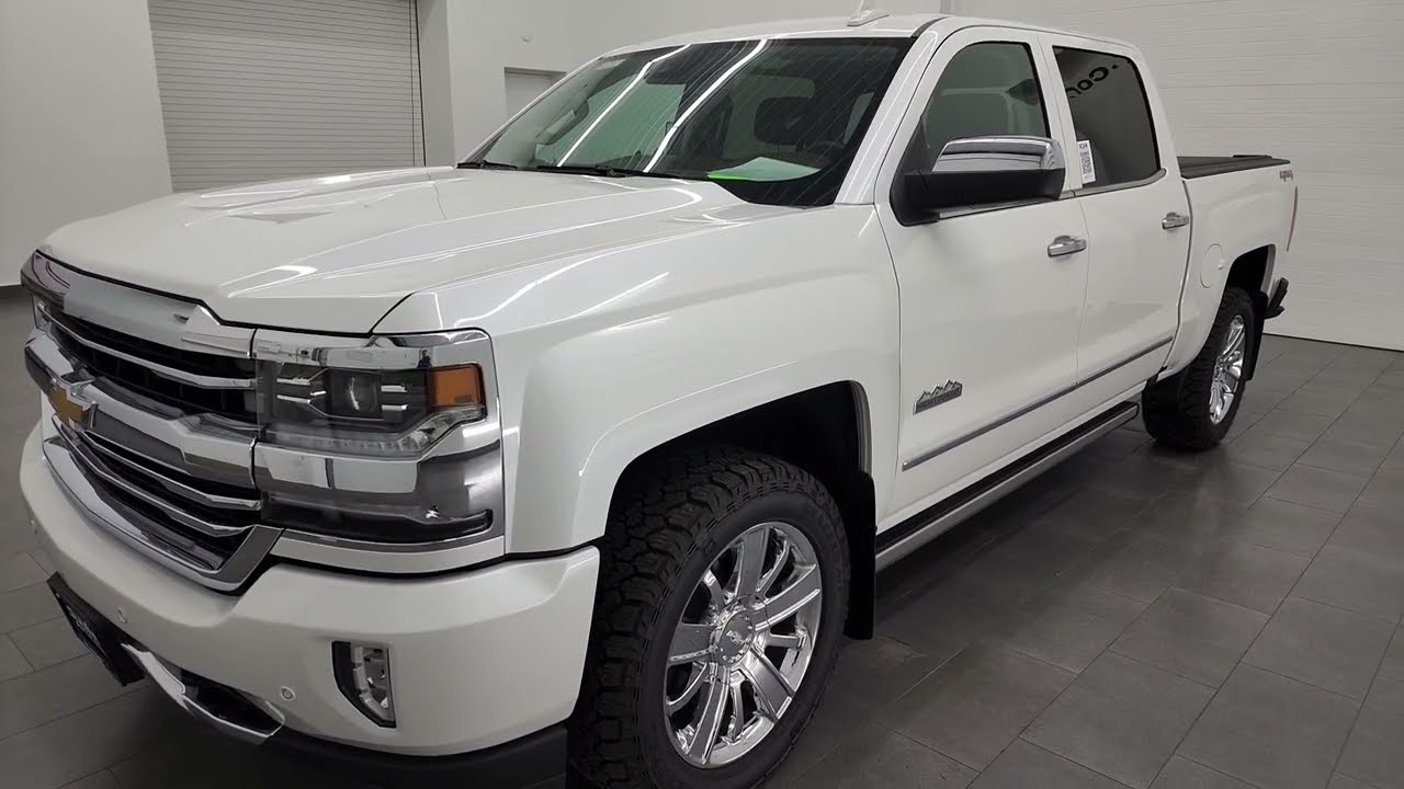 2017 CHEVROLET SILVERADO 1500 HIGH COUNTRY 6.2L V8 4K WALKAROUND 13217Z ...