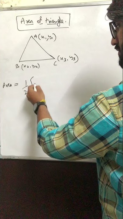 Area of Triangle in coordinate geometry. Class 10th maths - YouTube