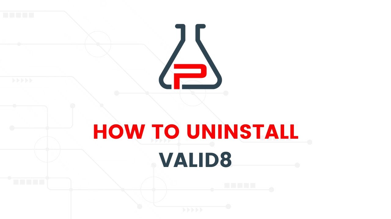 Pacific Marketing Labs: How to uninstall Valid8 - YouTube