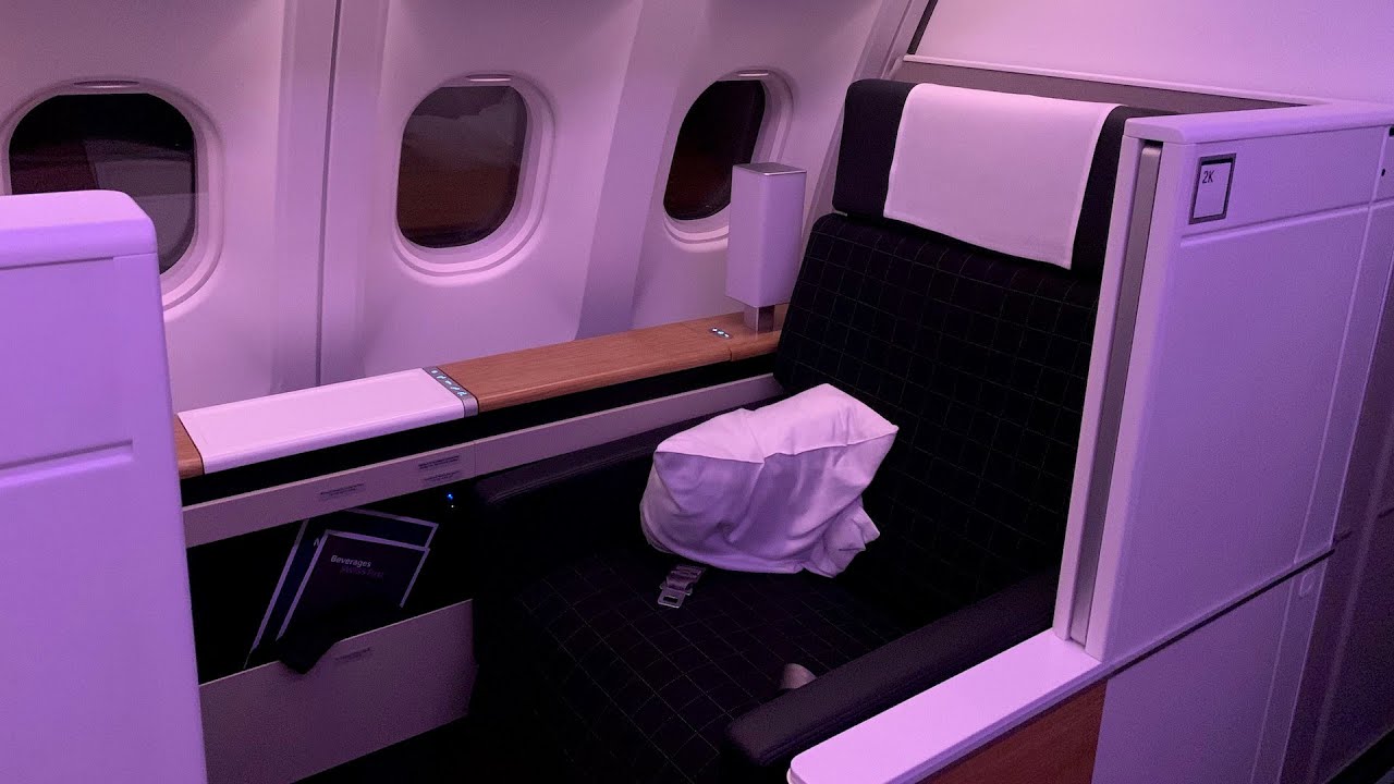 First Class- Swiss Air Mumbai to Zurich in LX155 (A340) - YouTube