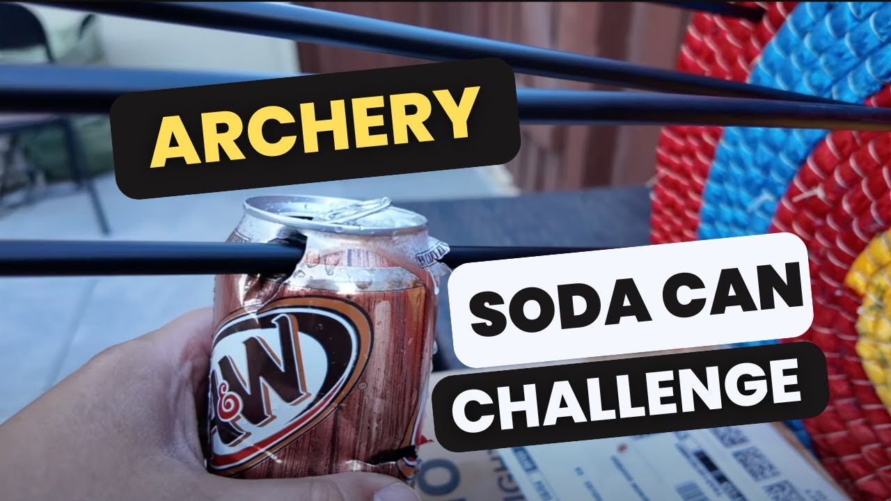 Arrow Shooting Soda Can - YouTube