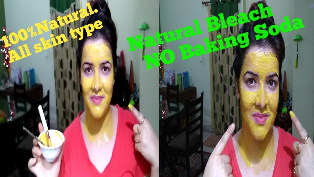 Homemade Bleach for glowing,brighten youthful skin. - YouTube