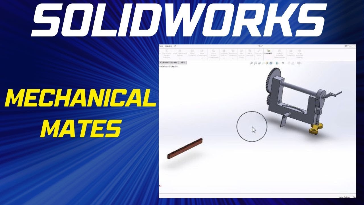 Mechanical Mates in SolidWorks - SolidWorks Mates - YouTube