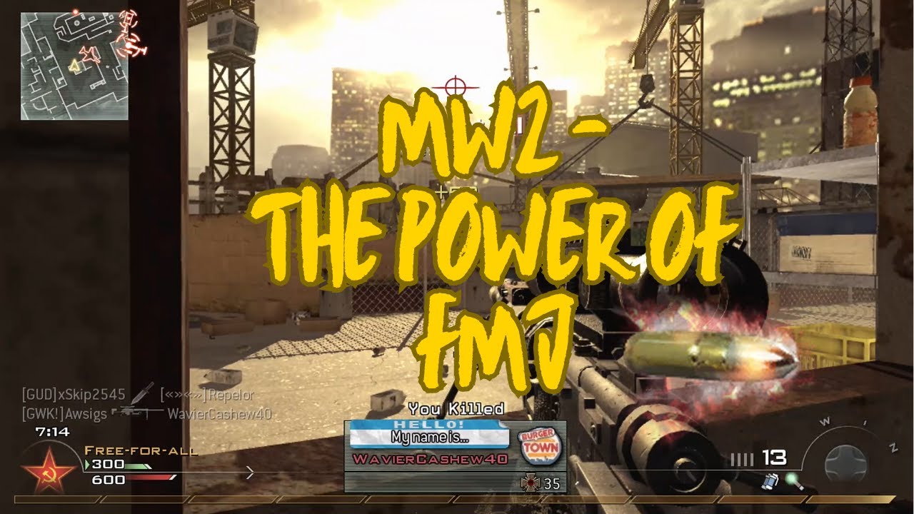 MW2 - The Power Of FMJ - YouTube
