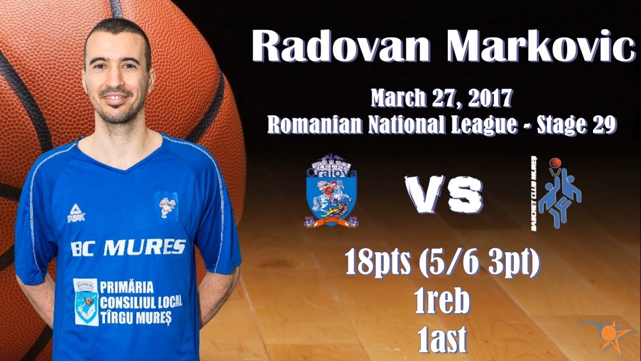 2017.03.27 Radovan Markovic at SCM U Craiova - ST29 - YouTube