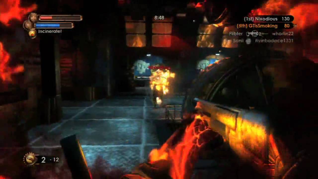 BioShock 2 Rapture Metro Pack: Guns & Fire Gameplay [HD] - YouTube