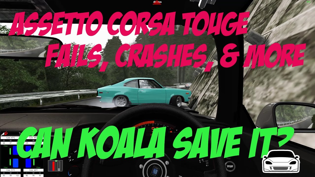 Assetto Corsa Touge: Crashes, Close calls, & Anon Slaying Gutters Pt.2 ...