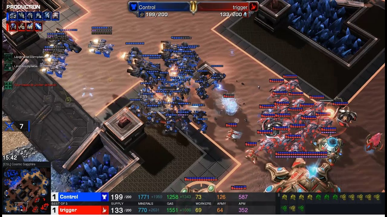 Starcraft II DreamHack Masters 2022 Valencia Jul1 Control(T) v trigger ...