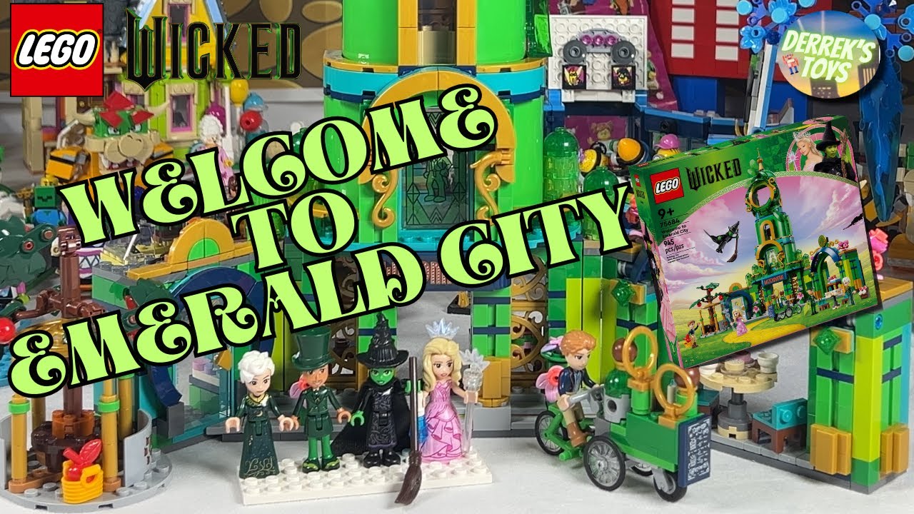 LEGO Wicked "Welcome to Emerald City" Set - YouTube
