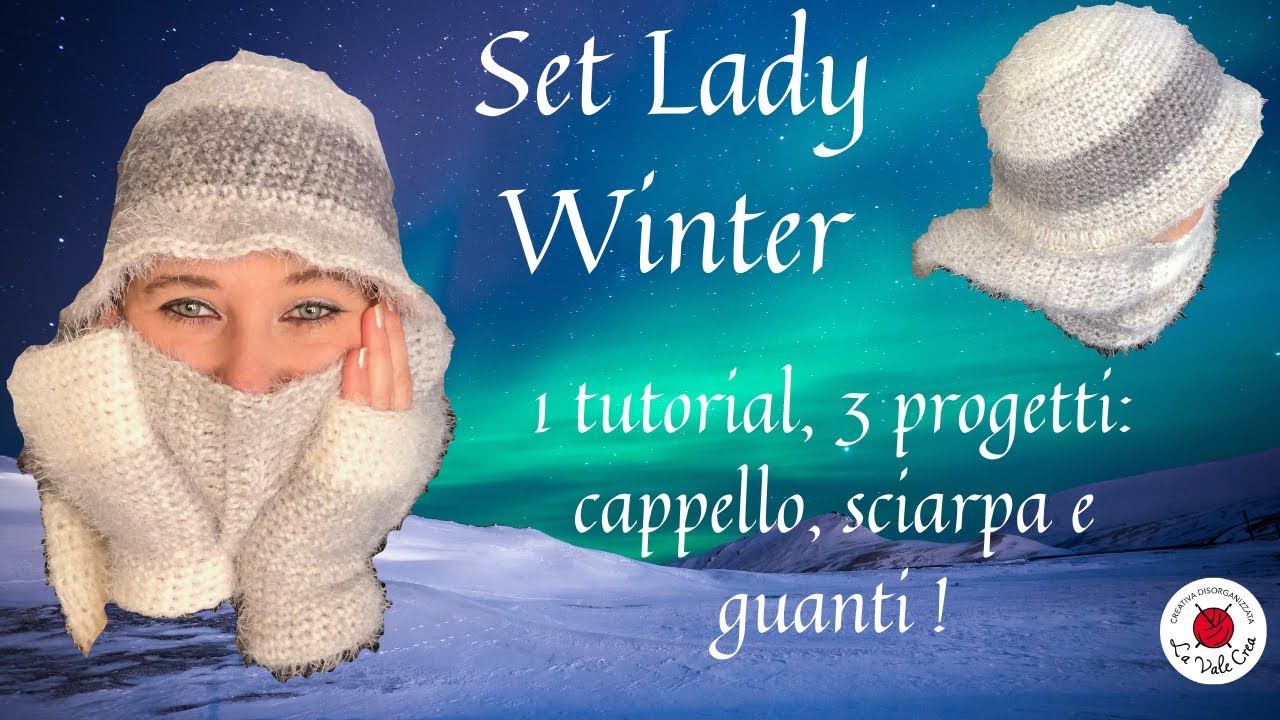 Uncinetto Facilissimo! 3 tutorial in 1: cappello, sciarpa e mezzo guantino! - YouTube