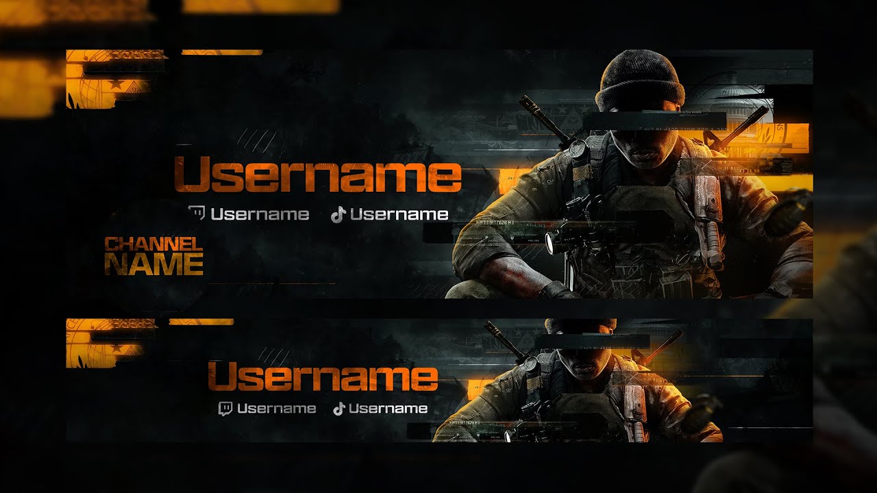 COD Black Ops 6 Social Media Revamp Template || Youtube & Twitter ...