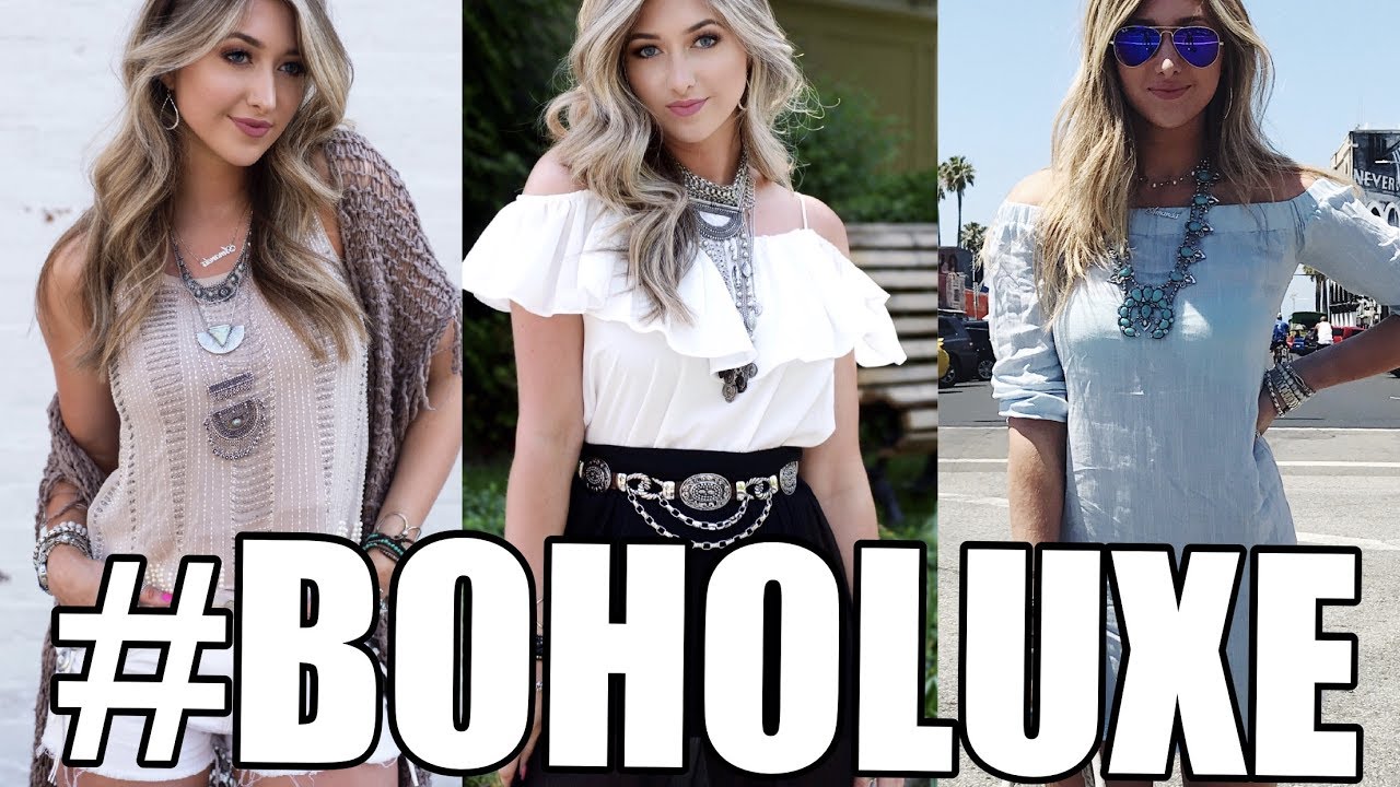 3 EASY WAYS TO MAKE ANY OUTFIT BOHO - YouTube