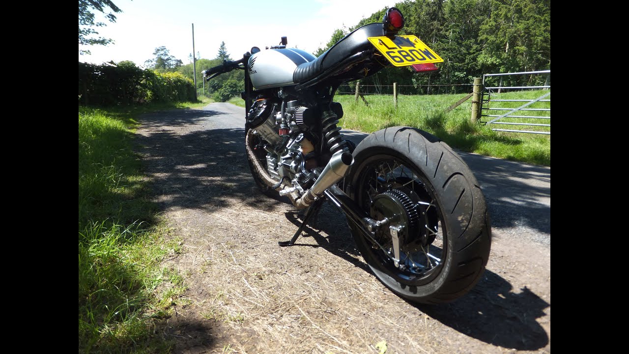 Cx500 cafe racer , monoshock - YouTube