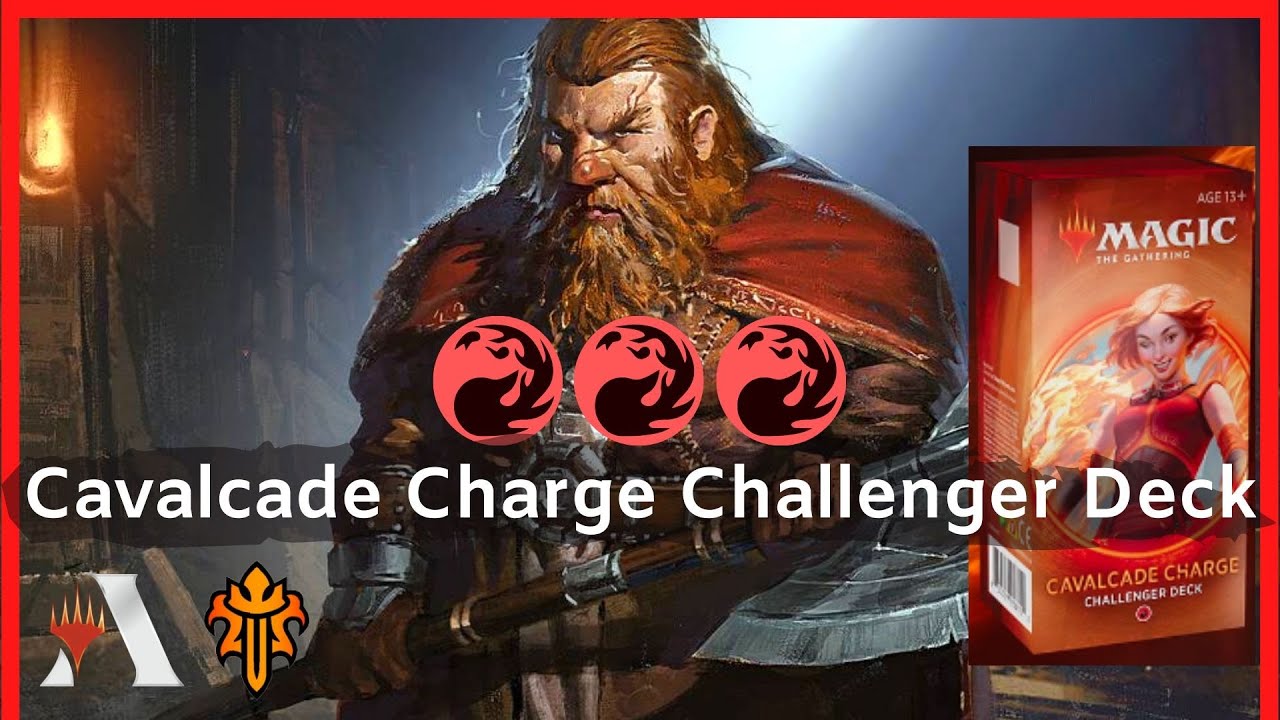 Cavalcade Charge Challenger Deck in MtG Arena | Mono-Red Aggro Deck ...