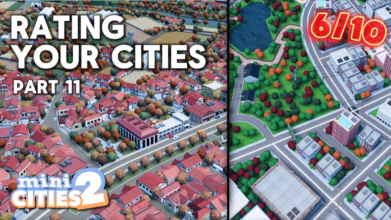 Rating YOUR Crazy Cities #11 | Mini Cities 2 Roblox - YouTube