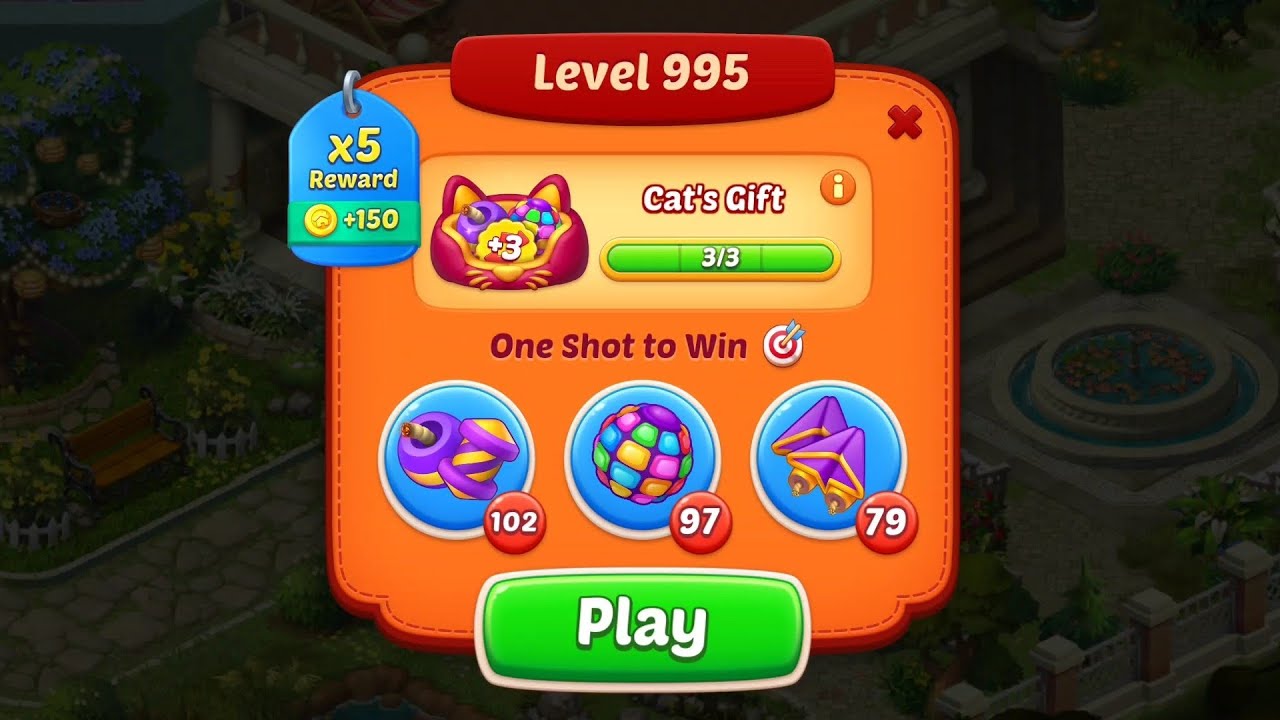 Homescapes Levels 995-1000 Gameplay Strategy | Match-3, Mini-Games ...