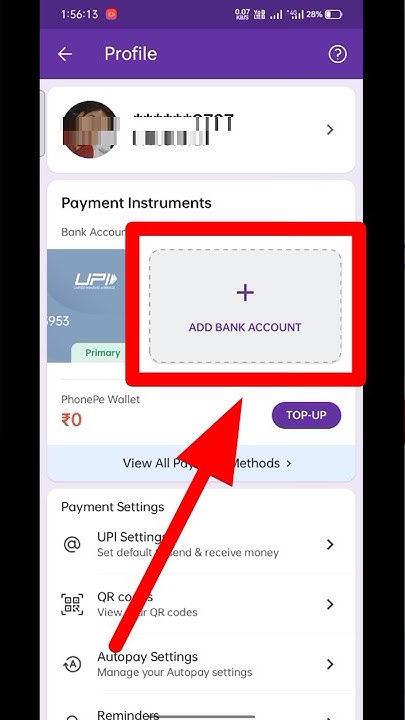 PhonePe Me Bank Account Add Kaise Kare|How To Add Bank Account In ...