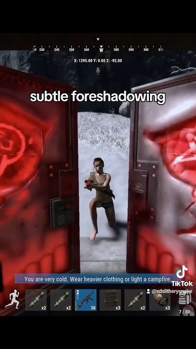 Very slight foreshadowing #rust #rustgame #rustconsole - YouTube