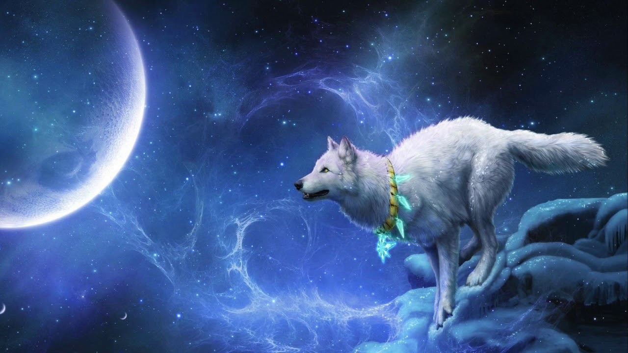 Music + Howl of the Wolves (Calming Sleep Music) - YouTube