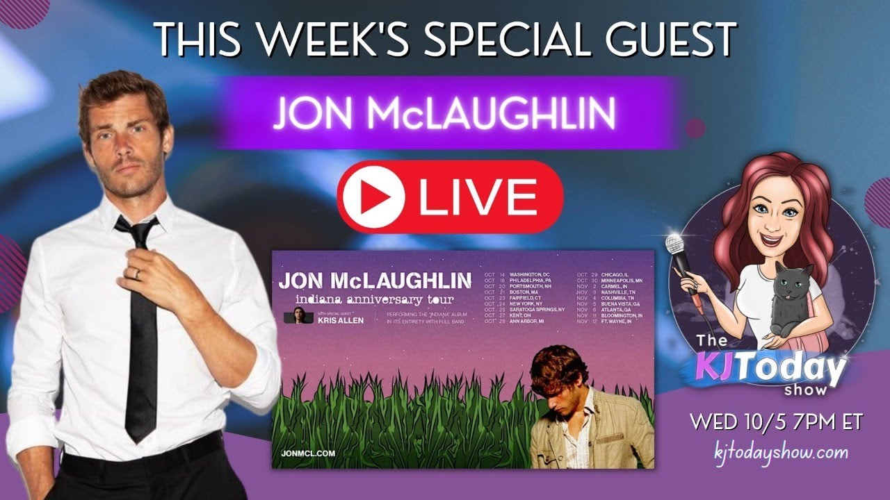 KJ TODAY: SPECIAL GUEST JON MCLAUGHLIN - YouTube