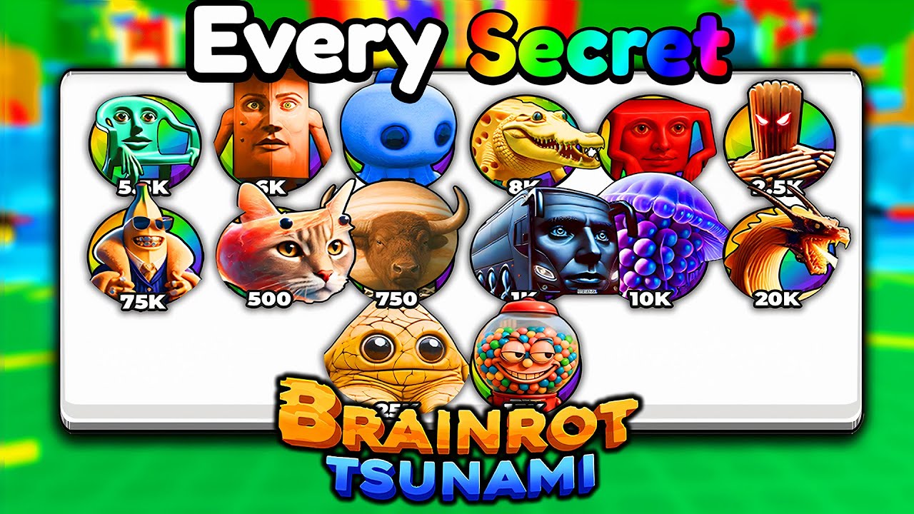 Unlocking EVERY SECRET in Brainrot Tsunami! - YouTube
