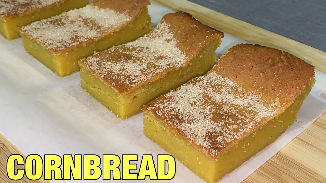 CORNBREAD | How To Make Cornbread With Coconut Milk Recipe | DamDobs ...