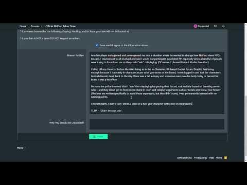 Non-Streamer with Zero Clout Files #NoPixel Ban Appeal - YouTube
