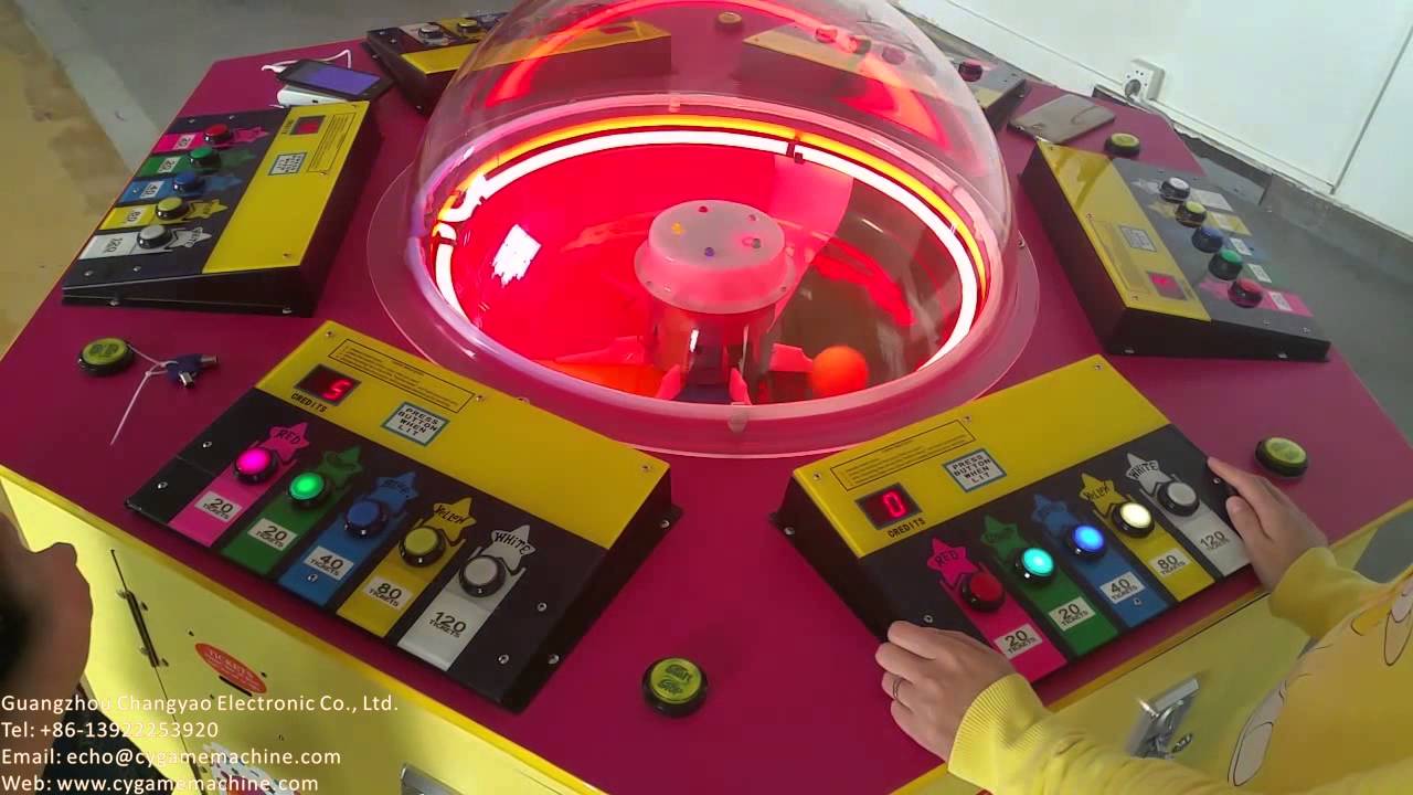 Colorama Redemption Lottery Game Machine - YouTube