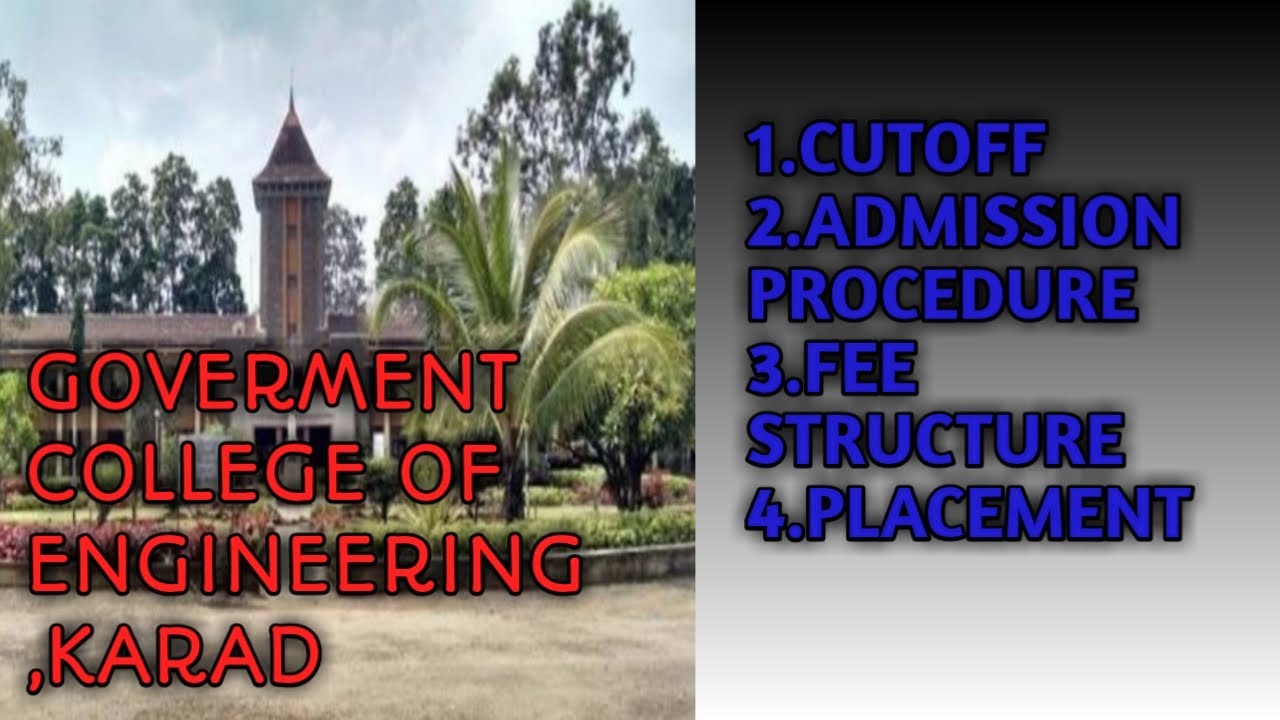 GOVERNMENT COLLEGE OF ENGINEERING ,KARAD - YouTube