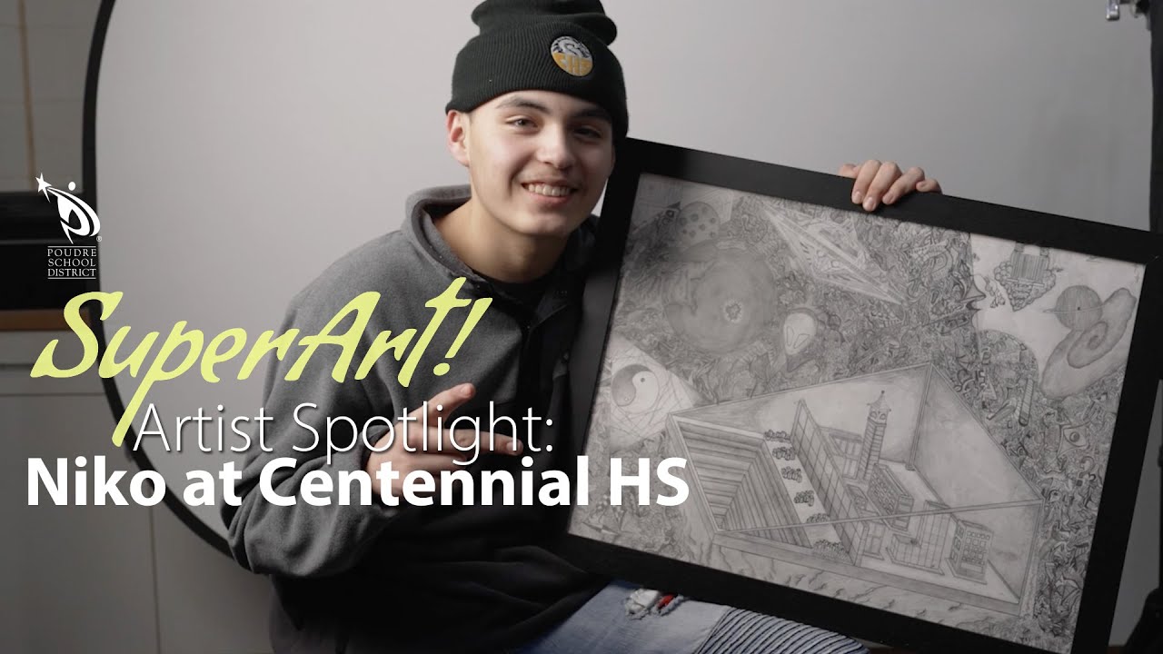 Super Art Artist Spotlight: Niko Centennial High School - YouTube