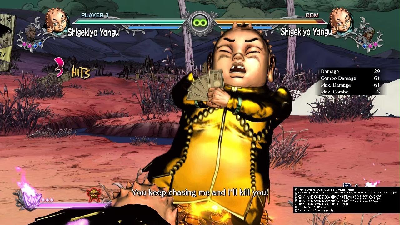 The ultimate shegechi combo |JoJo ASBR| - YouTube