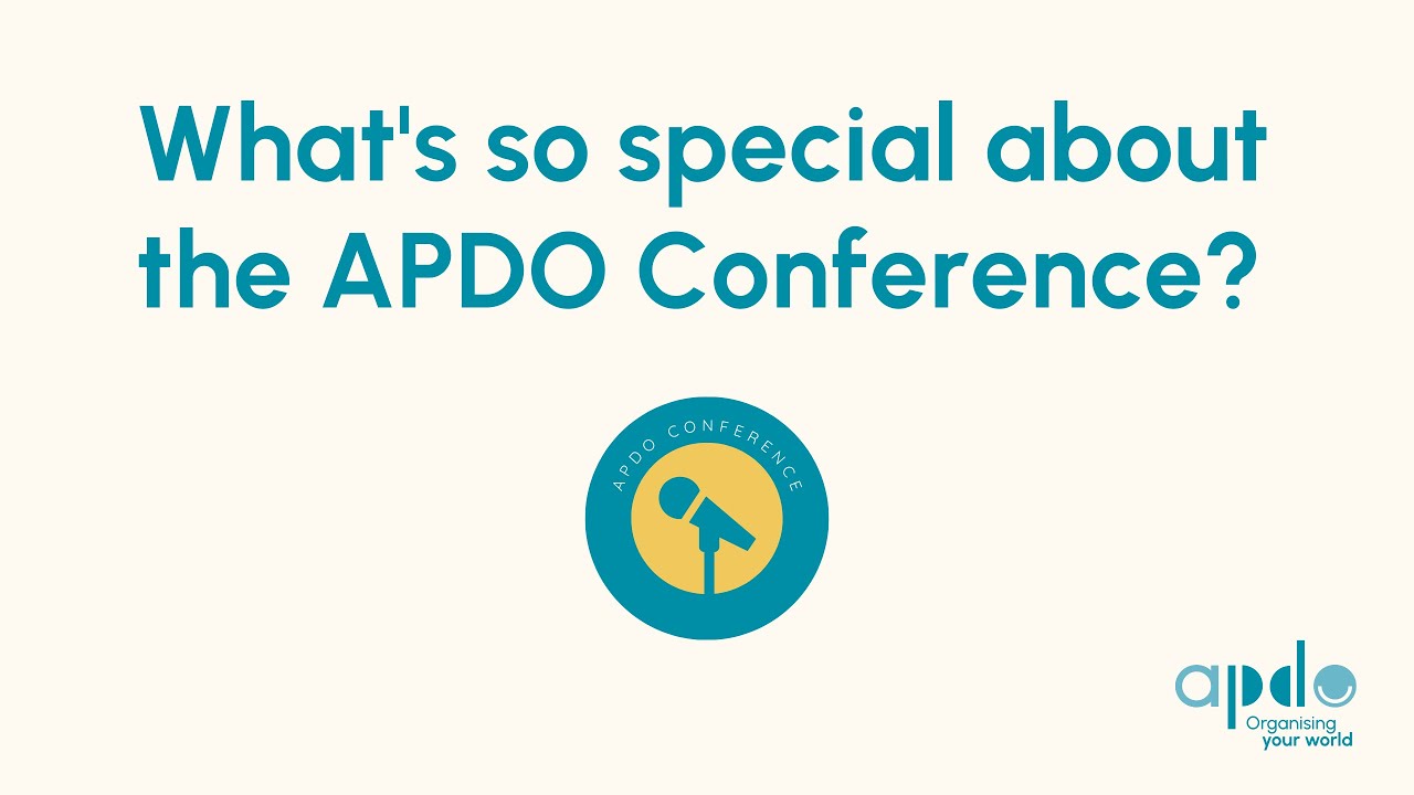 What's so special about the APDO Conference? - YouTube