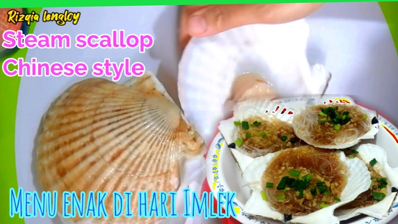 Masakan Hongkong ‼️ Steamed scallops Chinese style - ini cara memasak ...