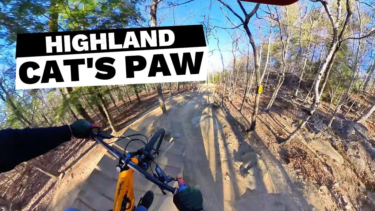 CAT'S PAW AT HIGHLAND BIKE PARK | RAW POV - YouTube