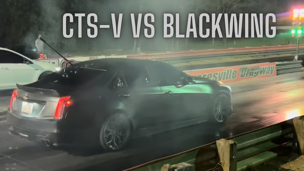 CTS-V VS CT5 V BLACKWING 1/8 MILE TRACK TIMES |BMW M3 COMP GAPS CTS-V ...