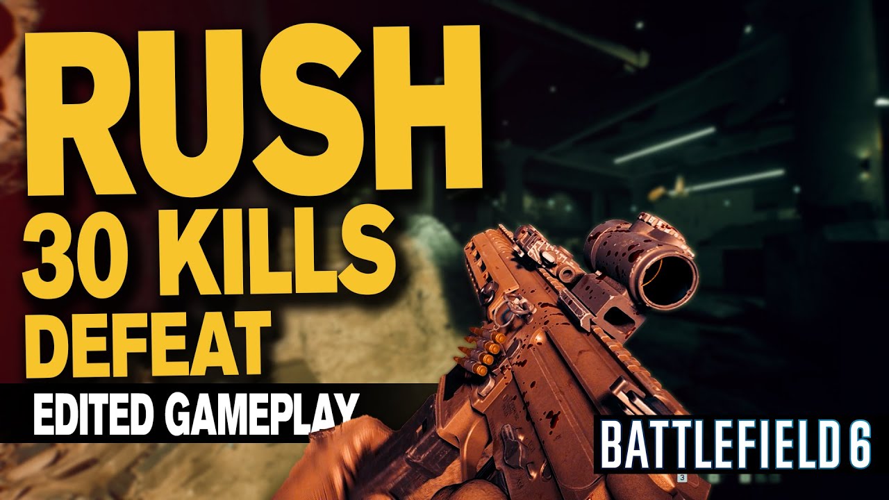 Battlefield 6 - RUSH | LIBERATION PEAK | 30 KILL | DEFEAT - YouTube