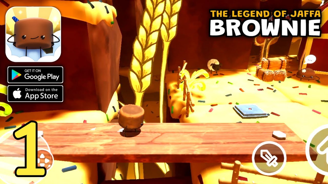 The Legend of Jaffa Brownie Gameplay (Android,IOS) Part 1 - YouTube