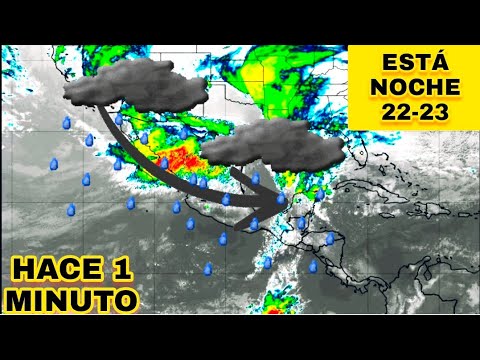 ⭕ Algo Intenso ingresa desde Baja California y avanza hacia adelante ...