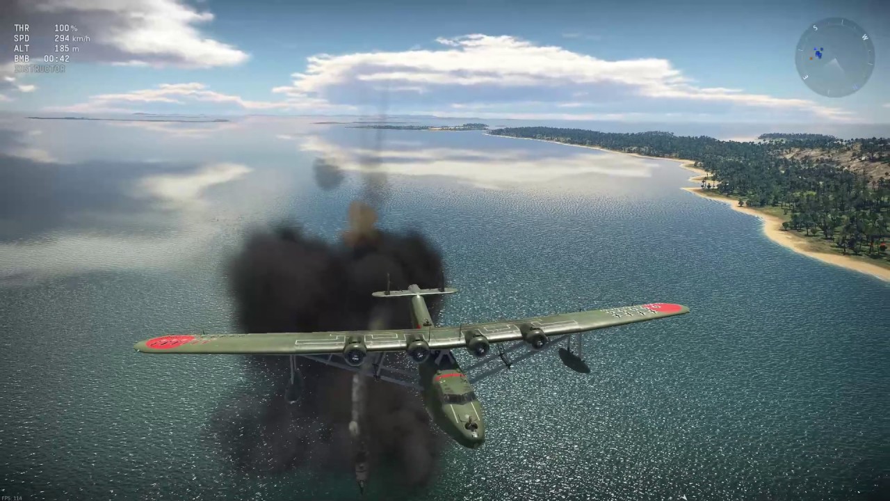 War Thunder: H6K4 Japanese 800kg Bombs Test - YouTube