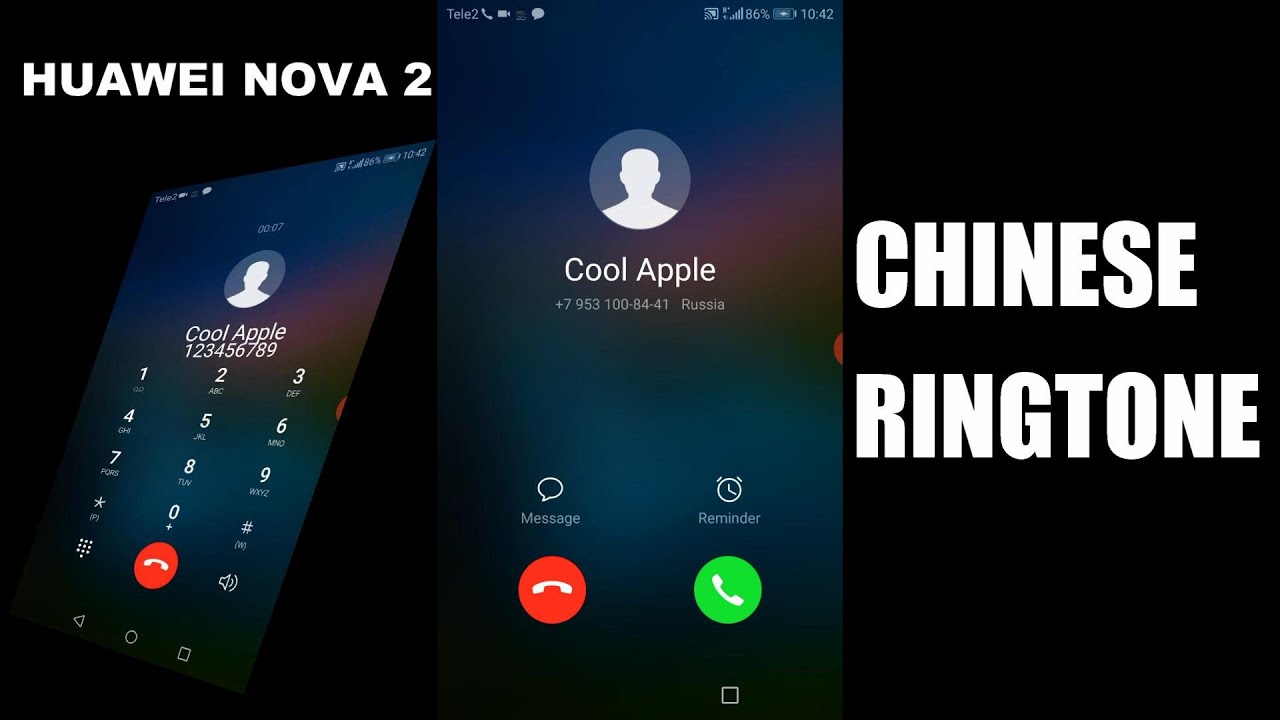 Huawei Nova 2 incoming call/ Chinese ringtone - YouTube