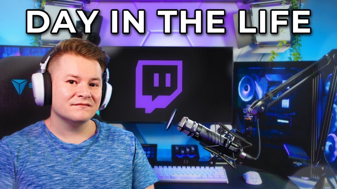 Day in the Life of a Streamer - YouTube