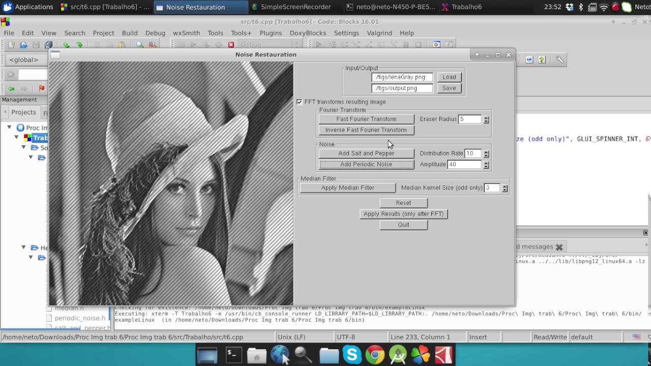 Restoring image with Salt-and-Pepper noise (with Median Filter) and ...