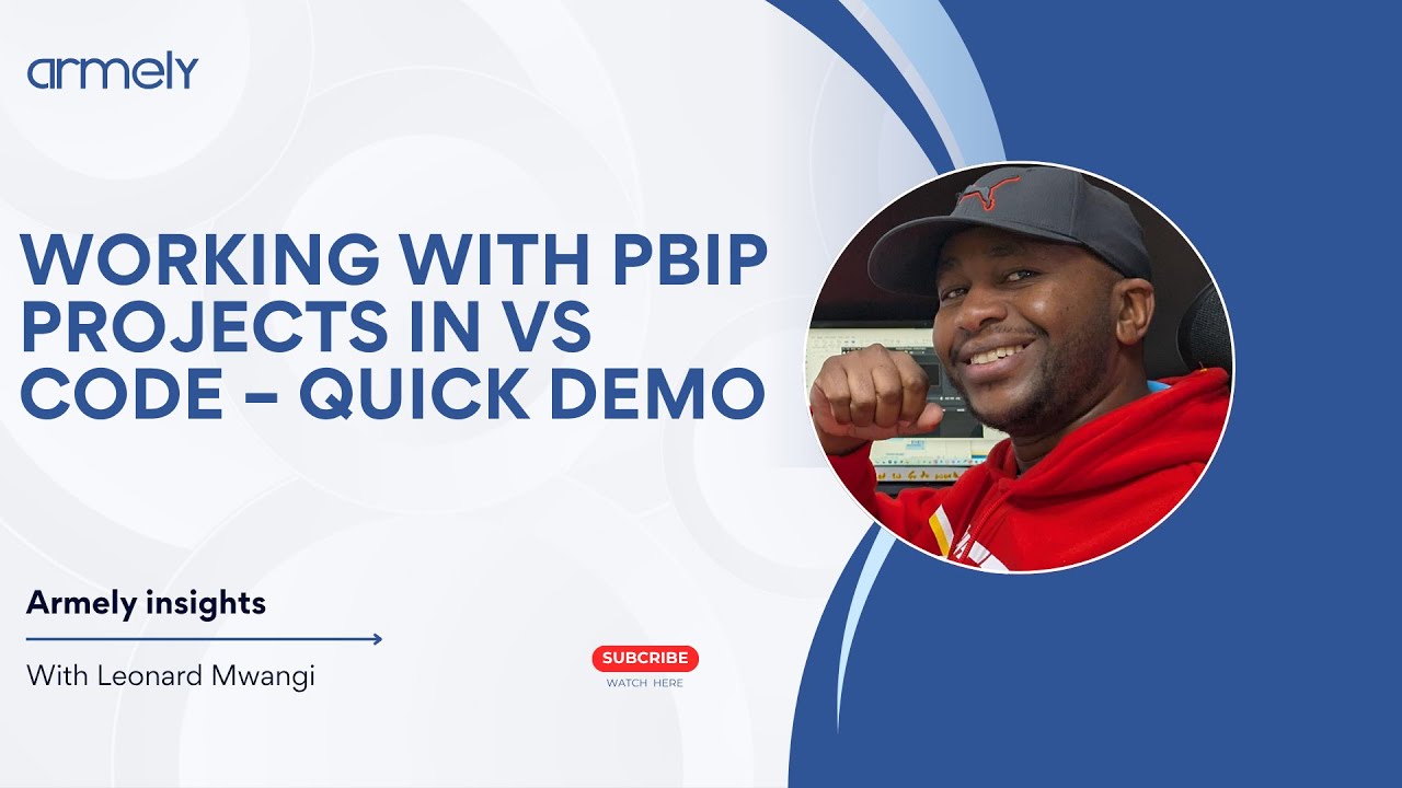 Working with PBIP Projects in VS Code – Quick Demo - YouTube