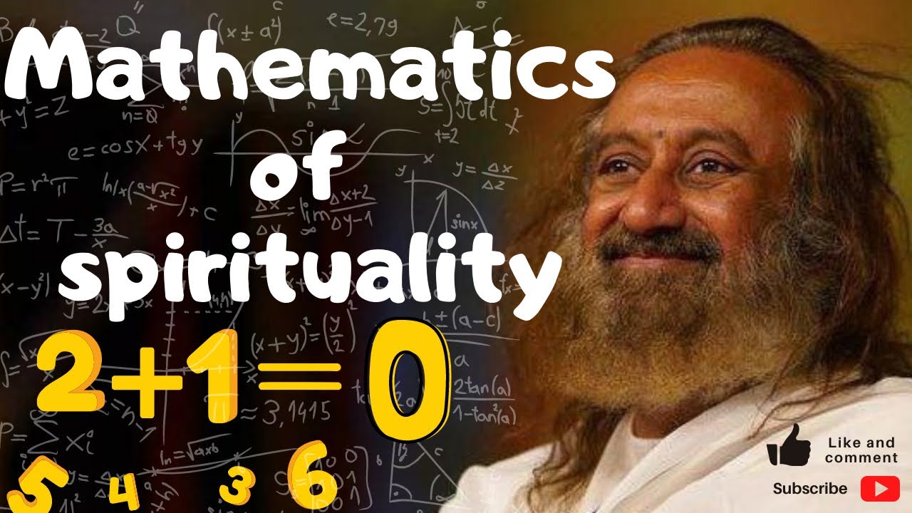 Mathematics of spirituality! @gurudev #artofliving #trendinghappiness ...